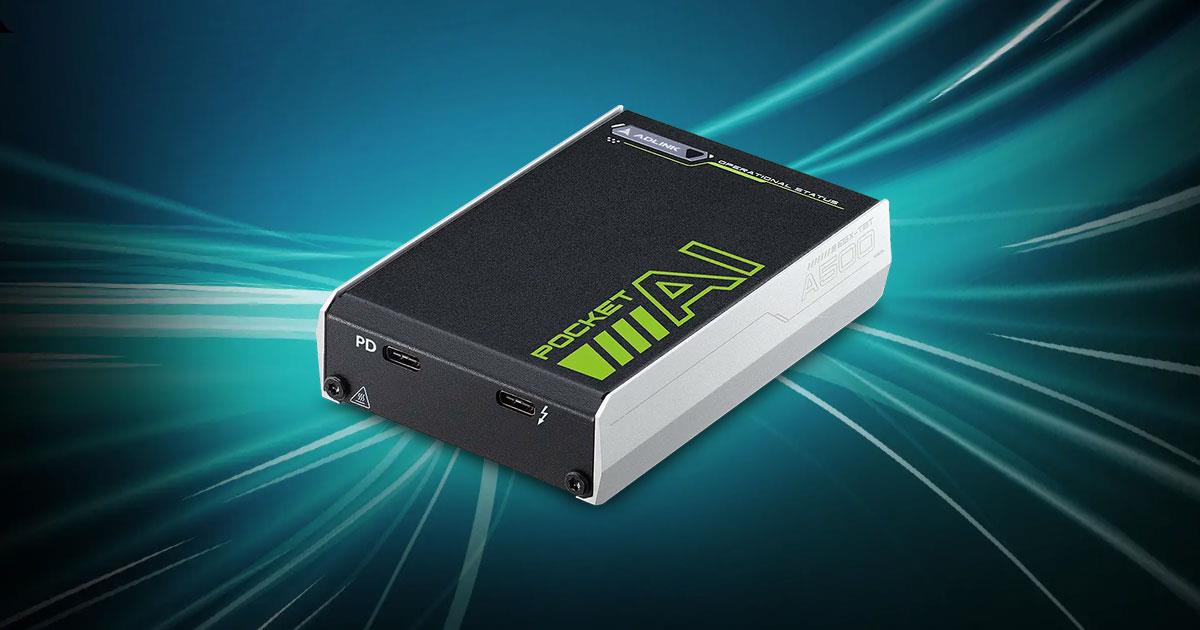 Pocket AI | Portable GPU | NVIDIA RTX A500 | ADLINK