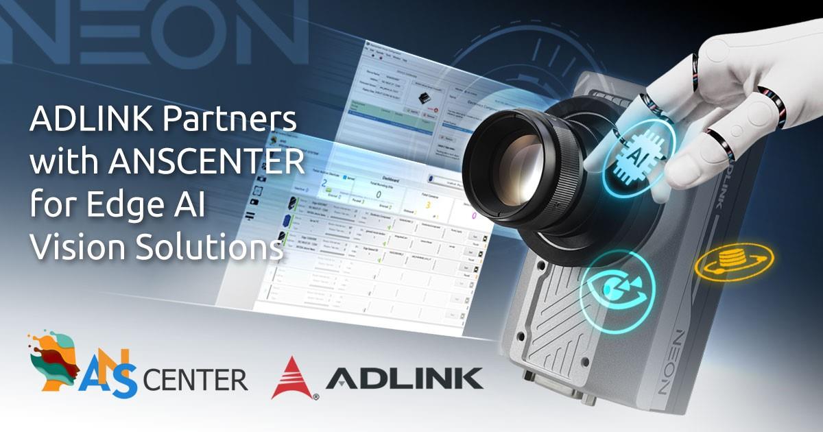 ADLINK partners with ANSCENTER for edge AI vision solutions