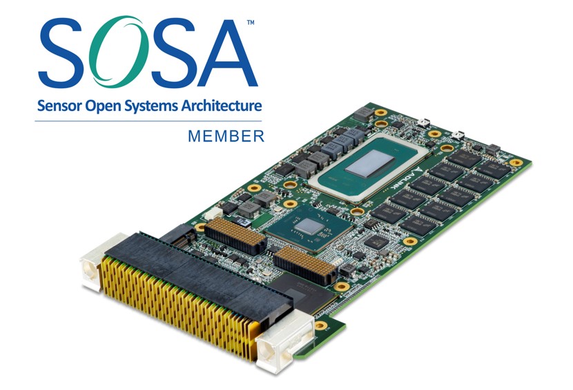 SOSA-aligned, Rugged 3U VPX Processor Blade with Intel Xeon