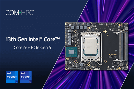 凌華科技 COM-HPC 模組搭載第 13 代 Intel Core 處理器 | 凌華科技 ADLINK