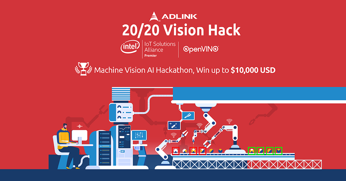 20/20 Vision Hack：凌華科技攜手 Intel投入機器視覺技術創新