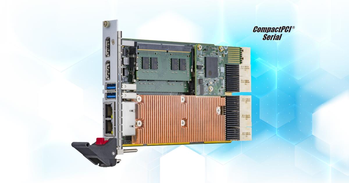 凌華科技推出搭載第9代英特爾Xeon®和Core™ i7處理器CompactPCI® Serial工業標準之單板電腦